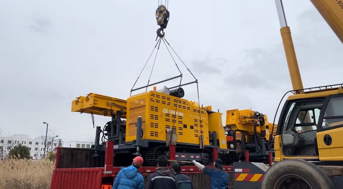 Delivery 2 sets C6 coring rig.